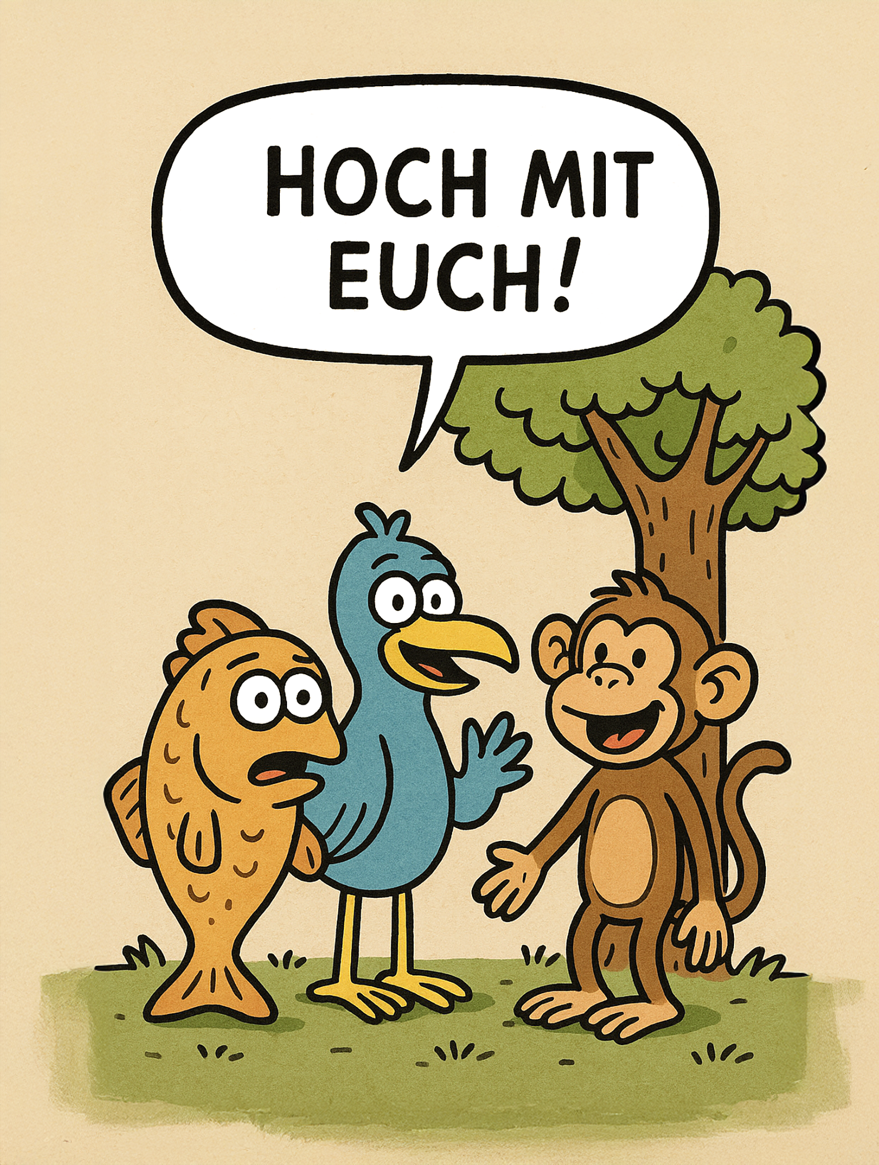 DER FISCH AUF DEM BAUM